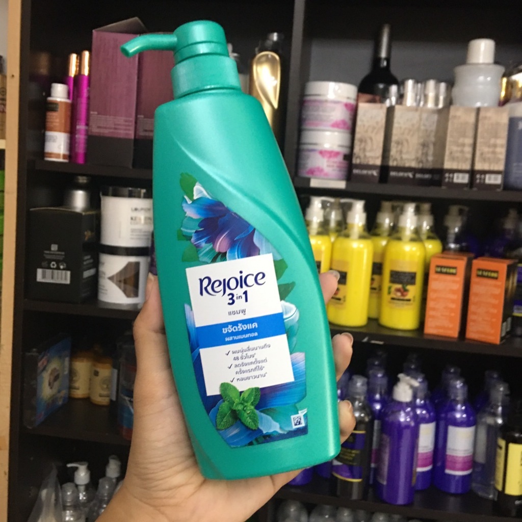 รีจอยส์ แชมพู สูตรขจัดรังแค 3อิน1 ขนาด 370 มล. REJOICE SHAMPOO 3IN1 370 ML. | Shopee Thailand