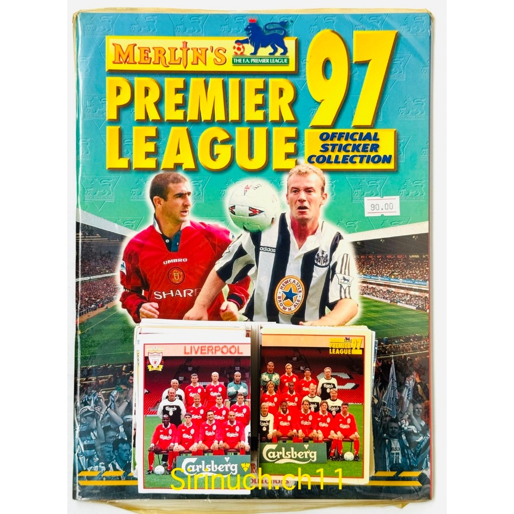 สมุดและสติ๊กเกอร์สะสม MERLIN'S PREMIER LEAGUE 97 ของใหม่ | Shopee Thailand
