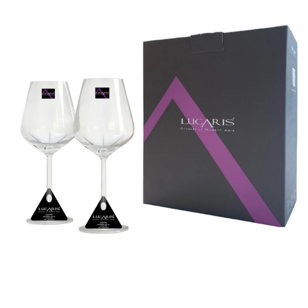 (แบ่งจำหน่าย 1 ใบ) LUCARIS DESIRE UNIVERSAL 420 ml แก้วไวน์แดง | Shopee Thailand