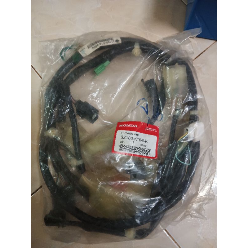 32100-K16-940 ชุดสายไฟเมน ชุดใหญ่ Honda Scoopy i ปี 2013 แท้(รุ่นไฟ ...