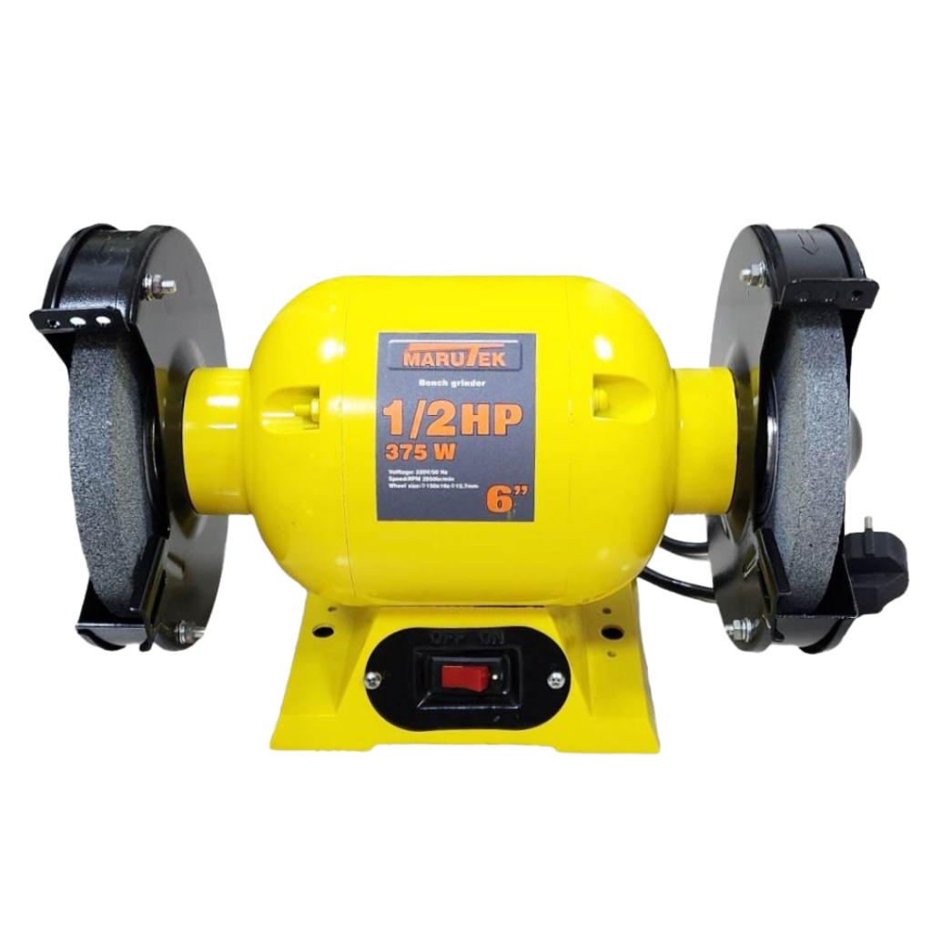 มอเตอร์หินเจียร ขนาด 6 นิ้ว MARUTEK หินเจียร์ 2 ก้อน กำลังไฟฟ้า 375W ...