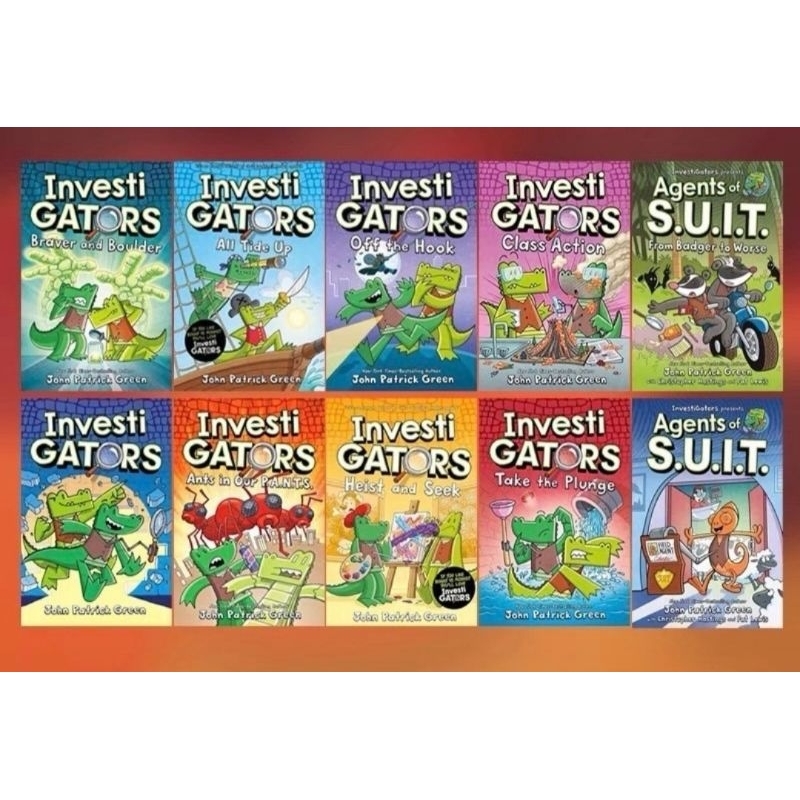 หนังสือชุด InvestiGATORS 10 เล่ม Comic Book หนังสือการ์ตูน ภาษาอังกฤษ ...