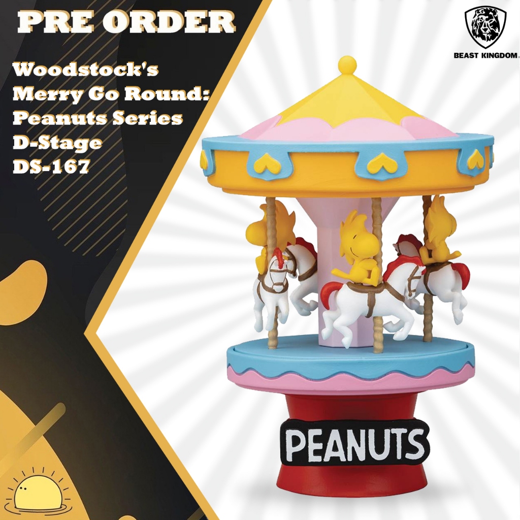 Pre-order Beast Kingdom DS-167 Woodstock's Merry Go Round - Peanuts ...