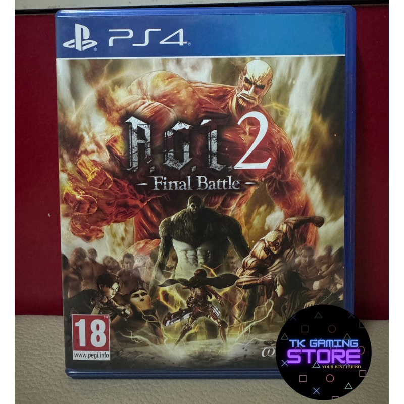 Attack on Titan 2: Final Battle PS4 มือ2 (หายากมาก) | Shopee Thailand