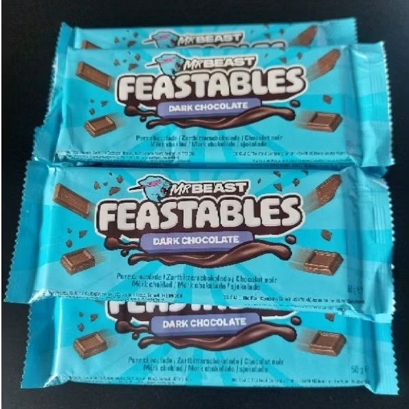 Mr Beast Feastable Dark Chocolate 60g EXP 12/25 | Shopee Thailand