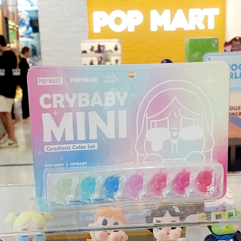 พร้อมส่ง 💥(มีโค้ดลดไลฟ์+วีดีโอ) POPMART POP BEAN CRYBABY MINI Gradient Color Set 💥ของแท้จาก POP ...
