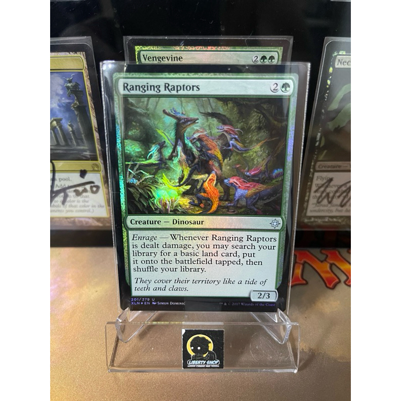 (MTG)(Ixalan)(Foil) Ranging Raptors (NM) | Shopee Thailand