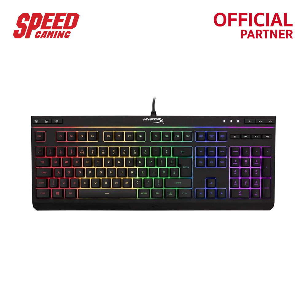 [เก็บโค้ดลดเพิ่ม 100.-] HYPERX GAMING KEYBOARD ALLOY CORE RGB (US) 2Y (HX-KB5ME2-US) คีย์บอร์ด ...