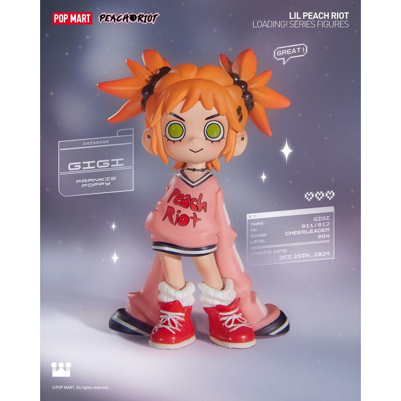 📍พรีออเดอร์📍[ยกเซต / Secret] POPMART LIL PEACH RIOT Loading! Series ...