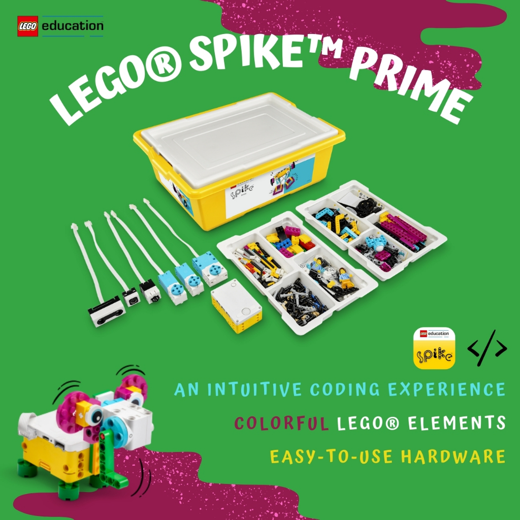 LEGO® Education SPIKE™ Prime (45678/45681) | 528 PCS | 10+ Ages ของแท้ ...