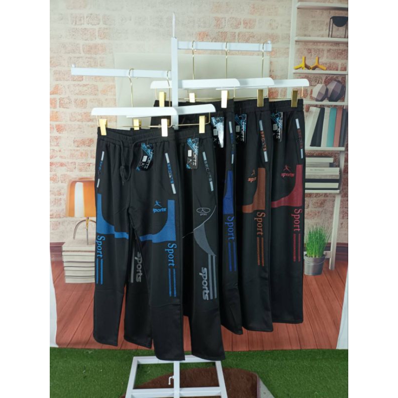 AC980-35-กางเกงวอร์มขายาวเนื้อผ้านิ่มใส่สบายกระเป๋า 2 ข้างมีซิปรูดเอวมี ...