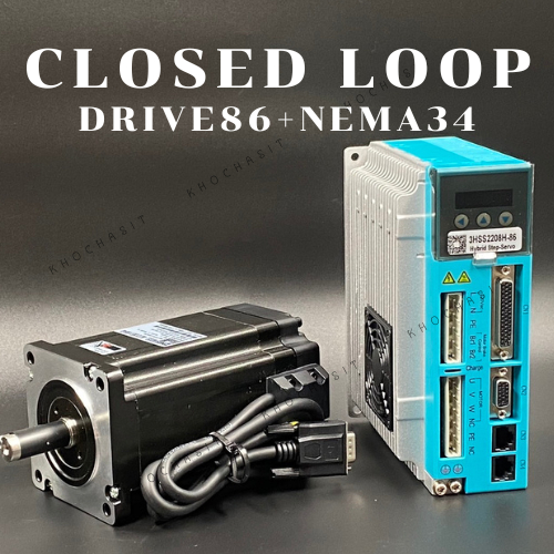 Closed Loop Nema34 stepper motor 3HSS2208H-86/ ตัวขับ + สเต็ปมอเตอร์ ...