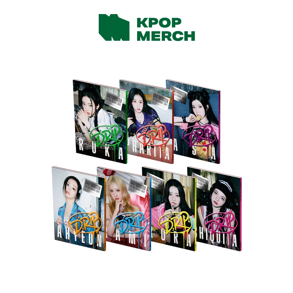 BABYMONSTER - 1st Full Album [ DRIP ]_YG Tag Album (SET Option) | Shopee Thailand