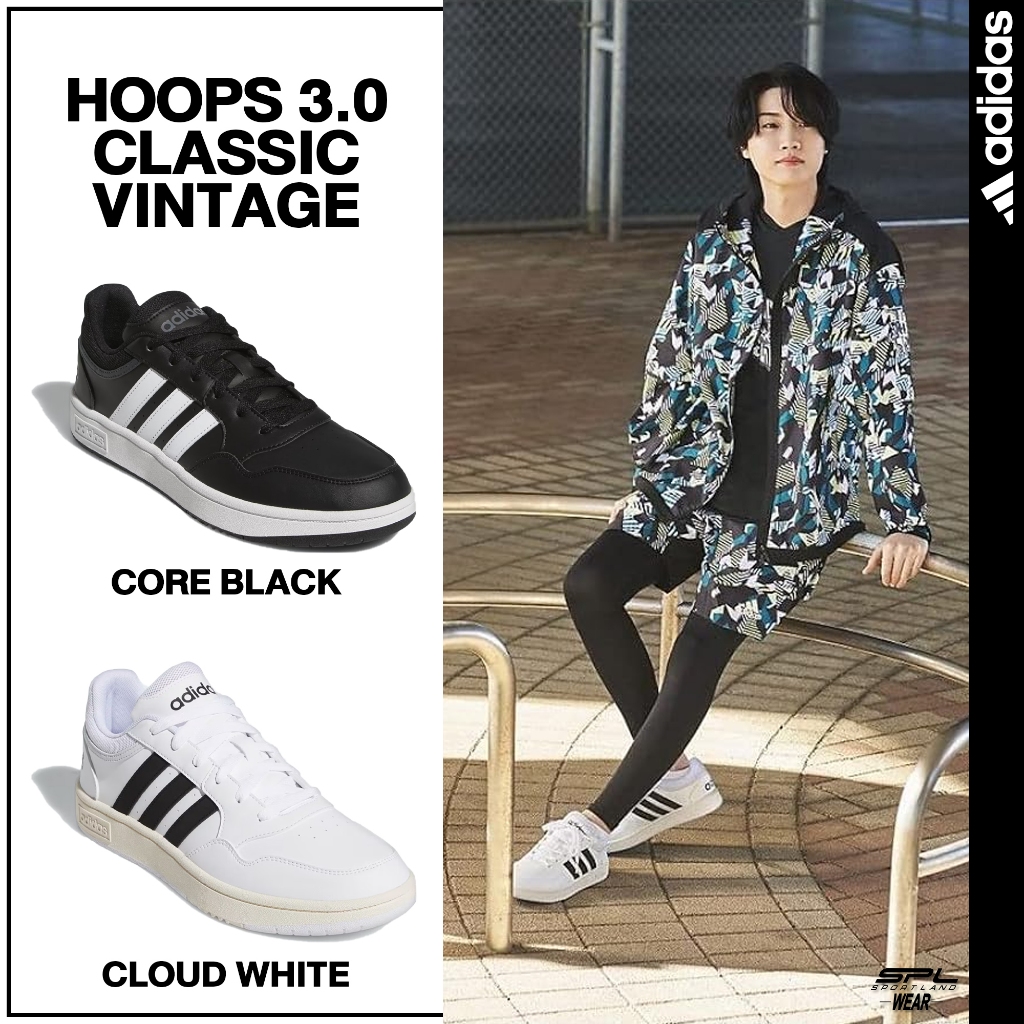 Adidas Collection อาดิดาส รองเท้ากีฬา รองเท้าผ้าใบ M Hoops 3.0 Low ...