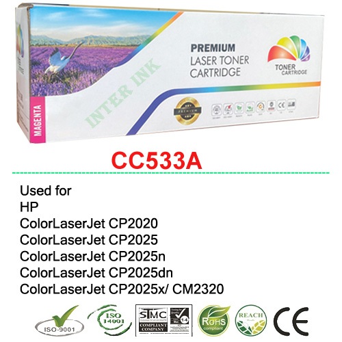 หมึกพิมพ์ Color LaserJet CP2020 / CP2025 / CP2025n / CP2025dn / CP2025x / CM2320 (CC533A) สีแดง ...