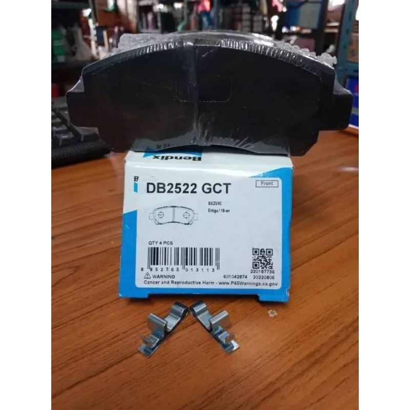 ผ้าดิสเบรคหน้า SUZUKI(ซูซุกิ) Ertiga ปี2018-on/ XL7 ปี2020-on "Bendix ...