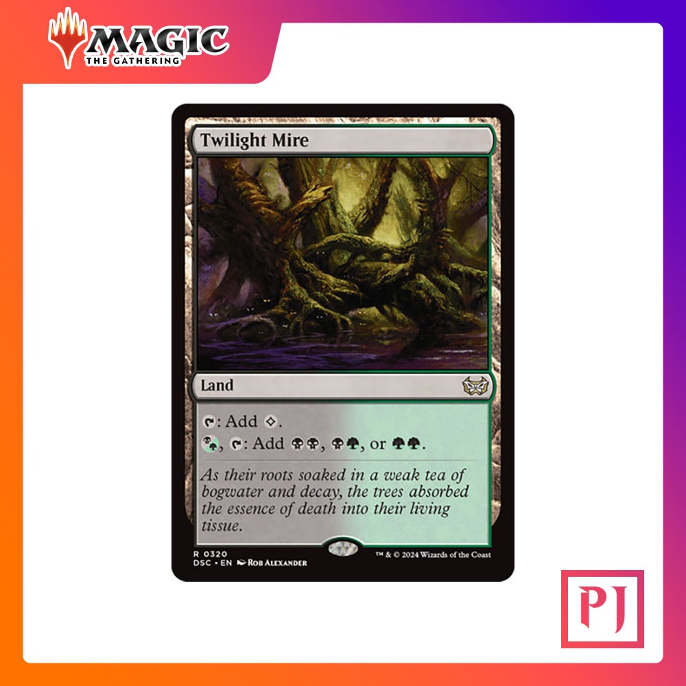 [MTG] Twilight Mire [DSC] [LAND] [RARE] [NORMAL] [ENG] (การ์ดเมจิค ...
