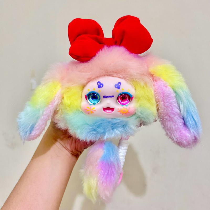 Kimmon V.10 กระต่ายสีรุ้ง พร้อมส่ง [คิมม่อน แบบเลือกตัว] [พวงกุญแจ ...