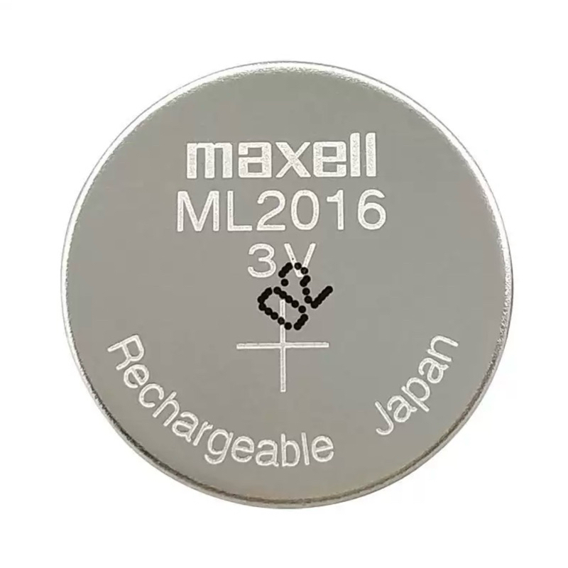 ถ่านMaxell ML2016 Rechargeable Japan 1ก้อน ของแท้(ออกใบกำกับภาษีได้) | Shopee Thailand