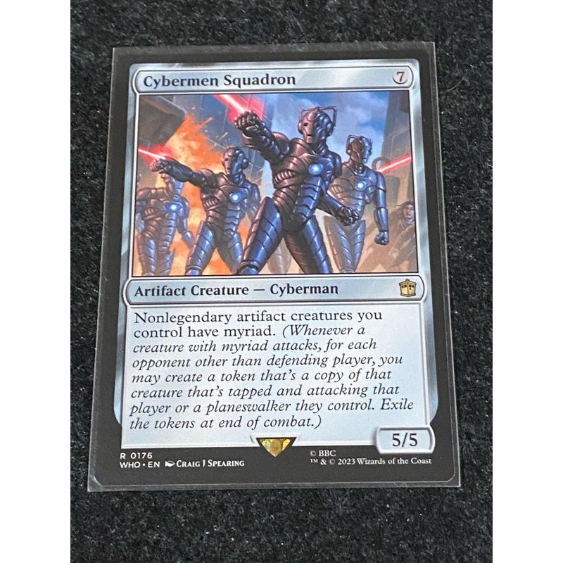 [MTG][WHO] Universes Beyond: Doctor Who: Cybermen Squadron การ์ดแท้ ...