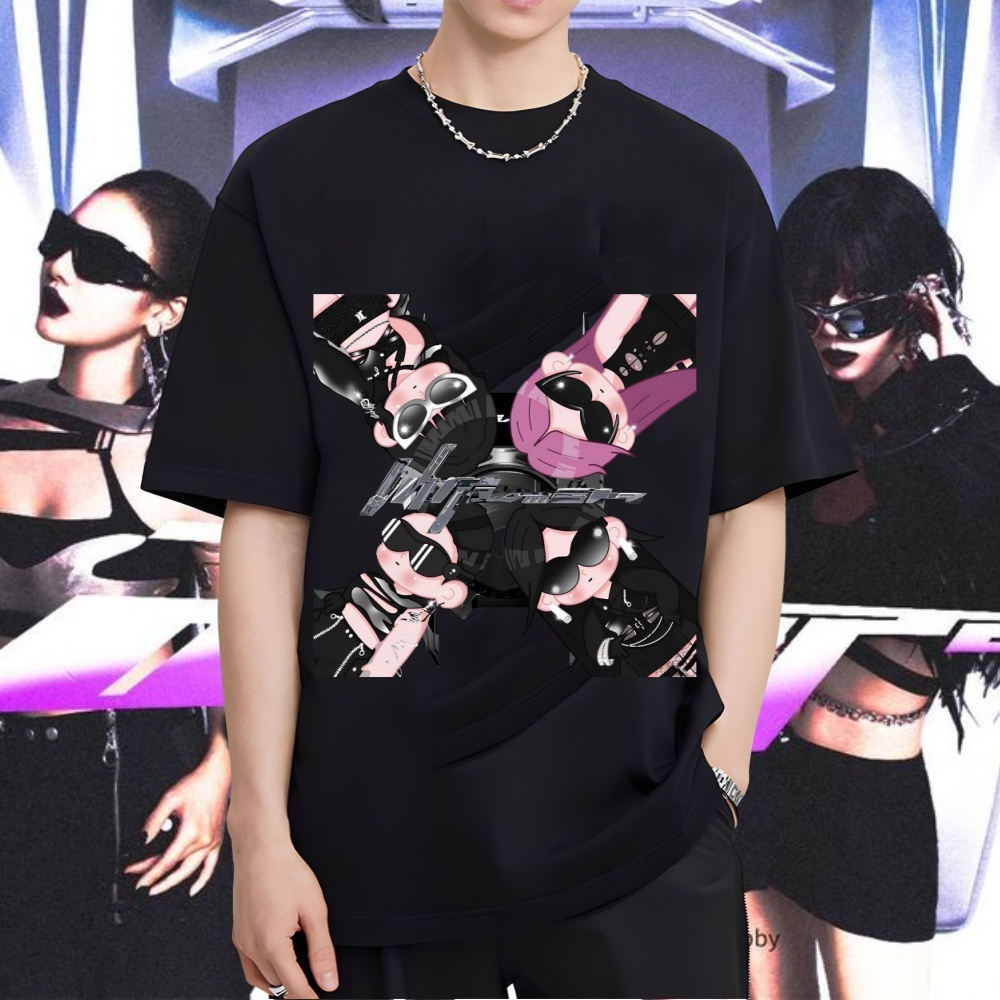 T-shirt Kpop aespa "Whiplash" Tee - Karina, Giselle, Winter, Ningning S ...