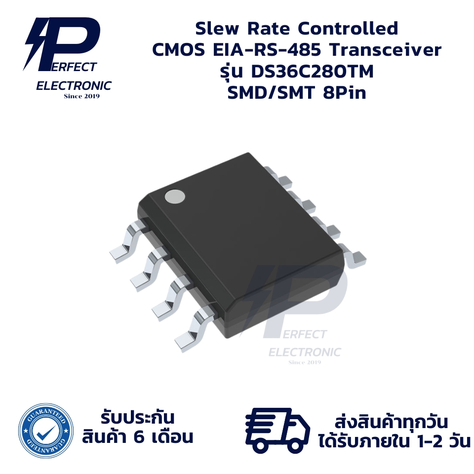 DS36C280TM Slew Rate Controlled CMOS EIA-RS-485 Transceiver SMD/SMT ...