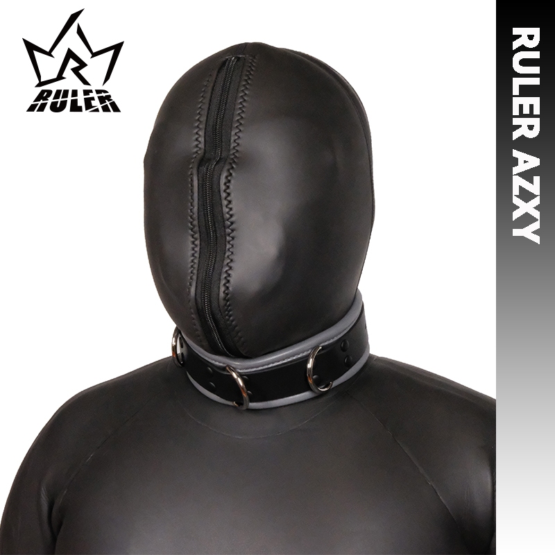 Ruler หัวโม่ง 2ชั้น BDSM SM PU Double-layered hood Cosplay | Shopee Thailand