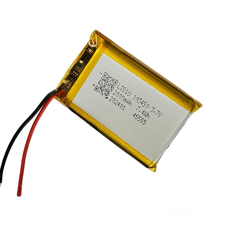 แบตเตอรี่ 103450 3.7V 2000mAh Lithium Polymer LiPo Rechargeable Battery For DVD PAD camera GPS ...