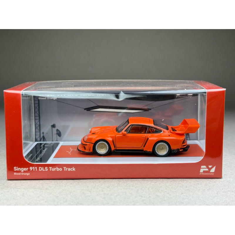 Porsche 911 Singer DLS Turbo Track Orange Scale 1:64 ยี่ห้อ FY | Shopee ...