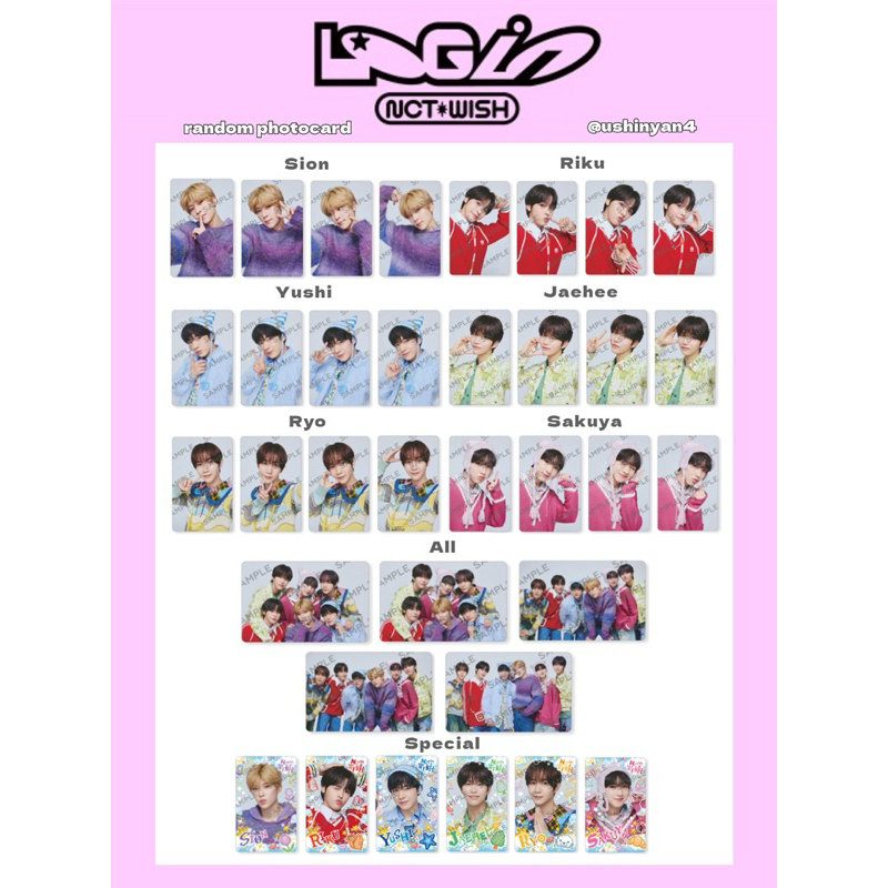 nct wish trading card login japan | Shopee Thailand
