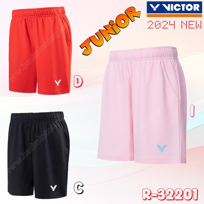 ของแท้ 💯% 】กางเกงกีฬาขาสั้นสำหรับเด็ก วิคเตอร์ R-32201 Training Series ...