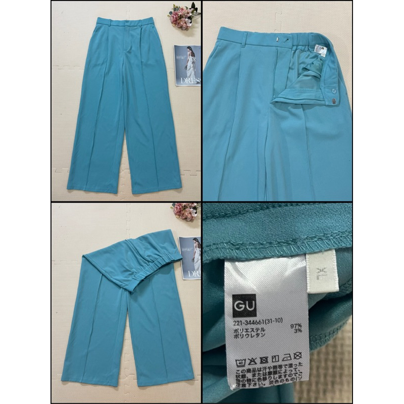 Gu เอว30-34 กางเกงจียูมือสองของแท้ | Shopee Thailand