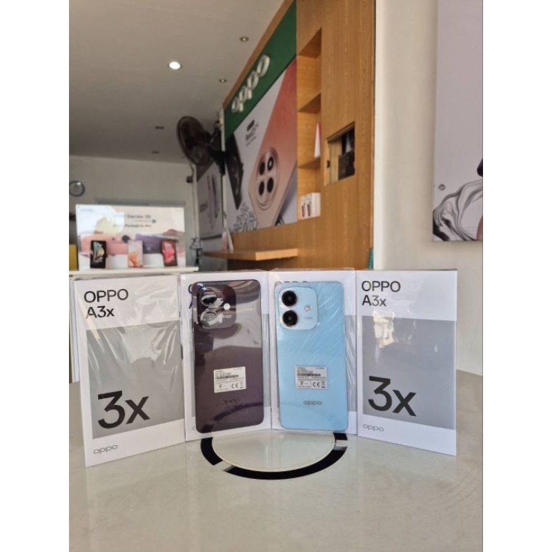 สมาร์ทโฟน OPPO A3X (4+64) | (4+128) เครื่องศูนย์แท้ รับประกันศูนย์ไทย 1 ปี | Shopee Thailand