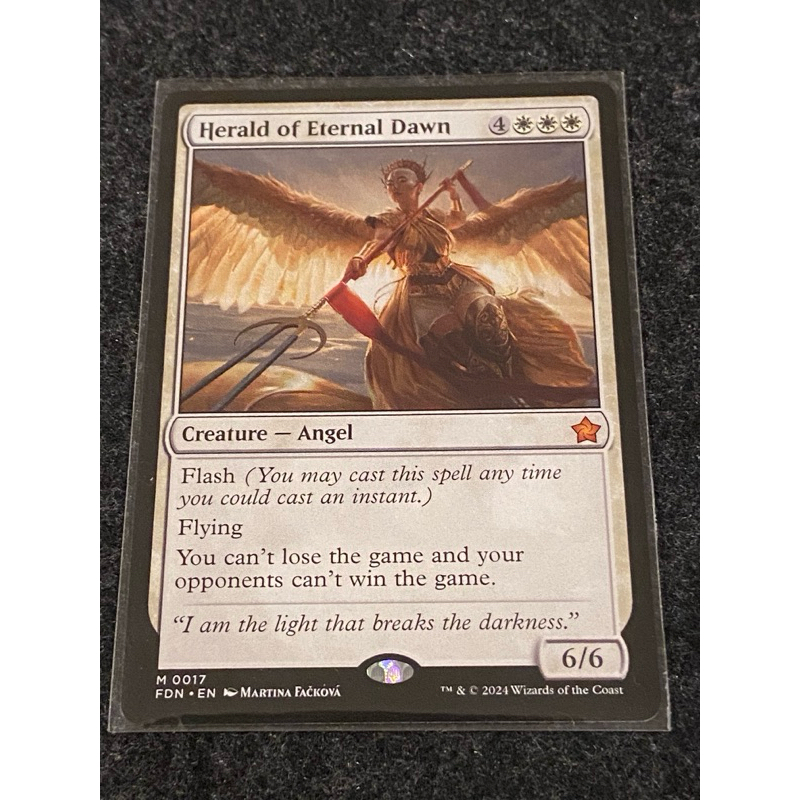 [MTG][FDN] Foundations: Herald of Eternal Dawn การ์ดแท้ Magic The ...