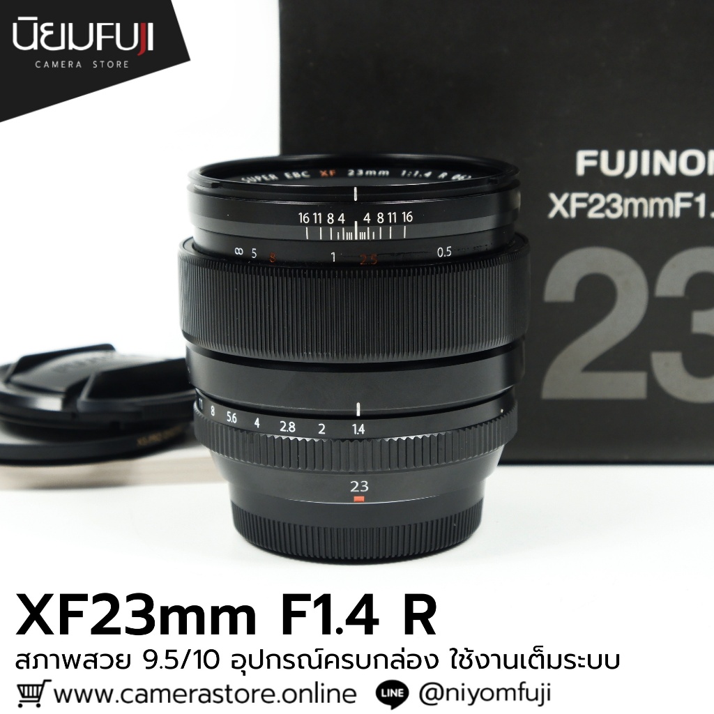 XF23mm F1.4 R อุปกรณ์ครบกล่อง | Shopee Thailand