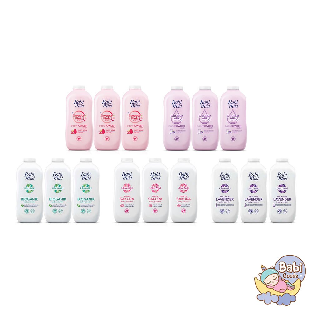 เบบี้มายด์ แป้งเด็ก 350 กรัม 2 แถม 1 Babi Mild Baby Powder 350g | Shopee Thailand