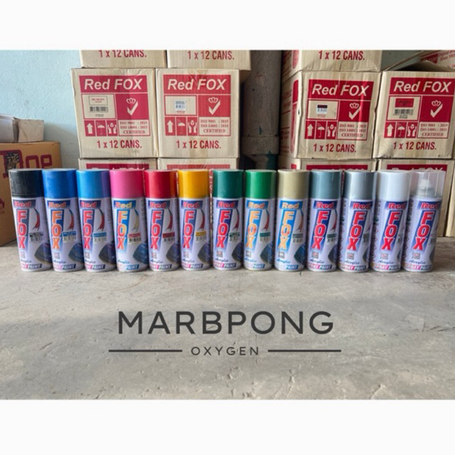RED FOX - Acrylic Spray Paint (สีสเปรย์ “เรด ฟ็อกซ์” ขนาด 400 ซีซี ...