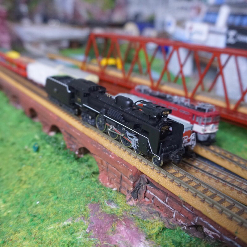 ส่งต่อโมเดลรถไฟ Kato jnr C57 ขนาด N scale มือสอง พร้อมกล่อง มีไฟหน้า ...