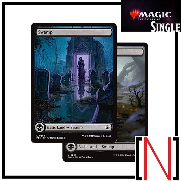 [MTG][Single][FDN] Swamp ระดับ Basic Land [ภาษาอังกฤษ] | Shopee Thailand