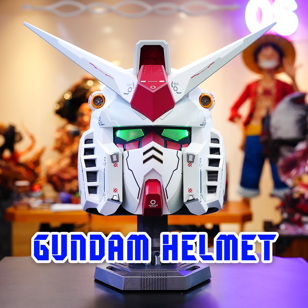 Gundam Helmet ใส่ได้ น้ำหนักเบา ชาร์จได้ cosplay หมวกกันดั้ม | Shopee ...