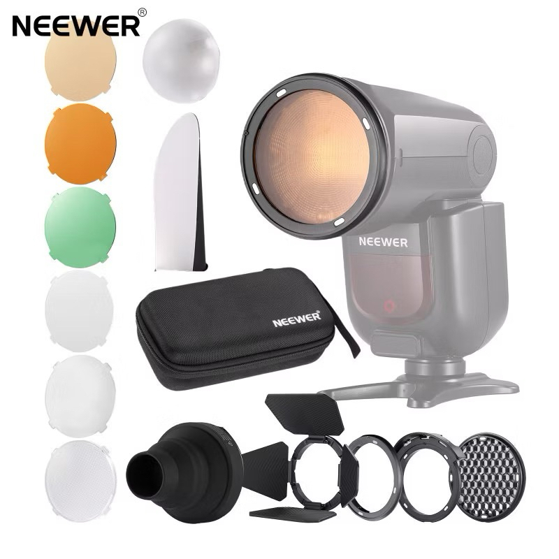 NEEWER AK-R1 Accessory Kit Honeycomb Snoot Diffuser Filters for Z1 ...
