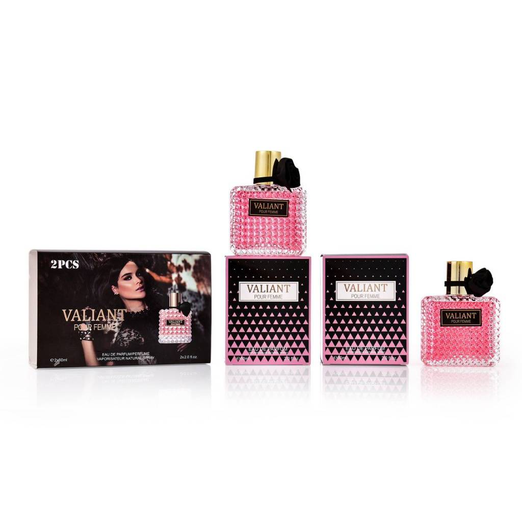 ราคาต่อ 1 ขวด Luca Perfume Valiant Pour Femme เทียบกลิ่น Valenti ...