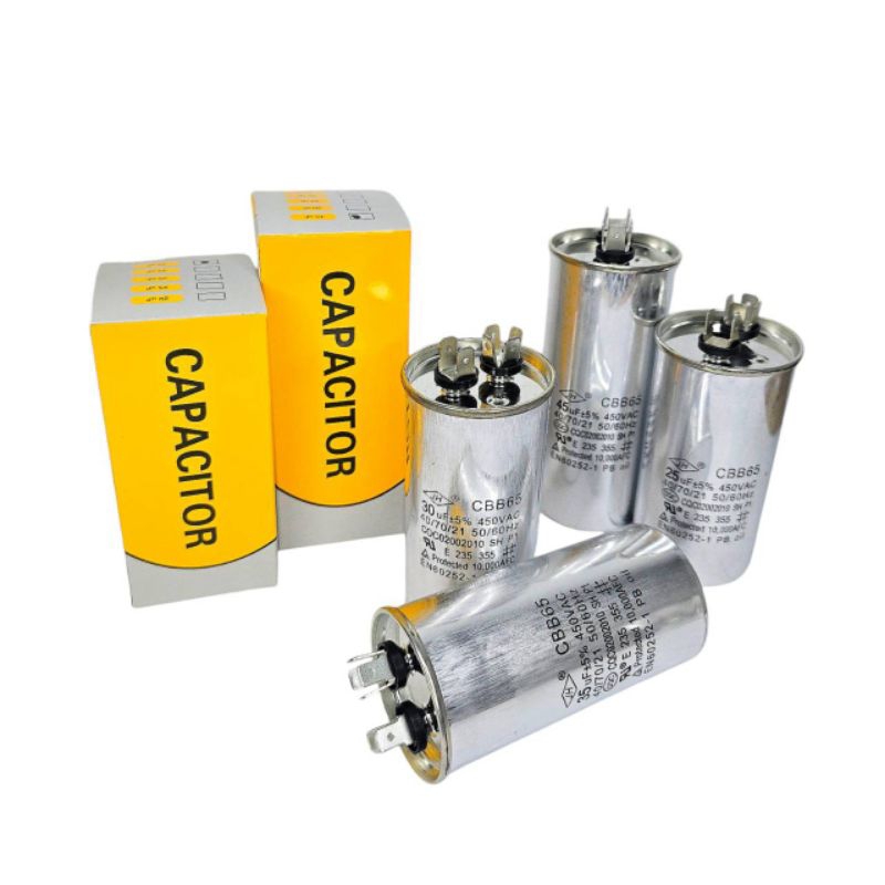 คาปาซิเตอร์ แอร์ รุ่น JH 25/30/35/40/45/50/60/70 แคปรัน/Capacitor CBB65 ...