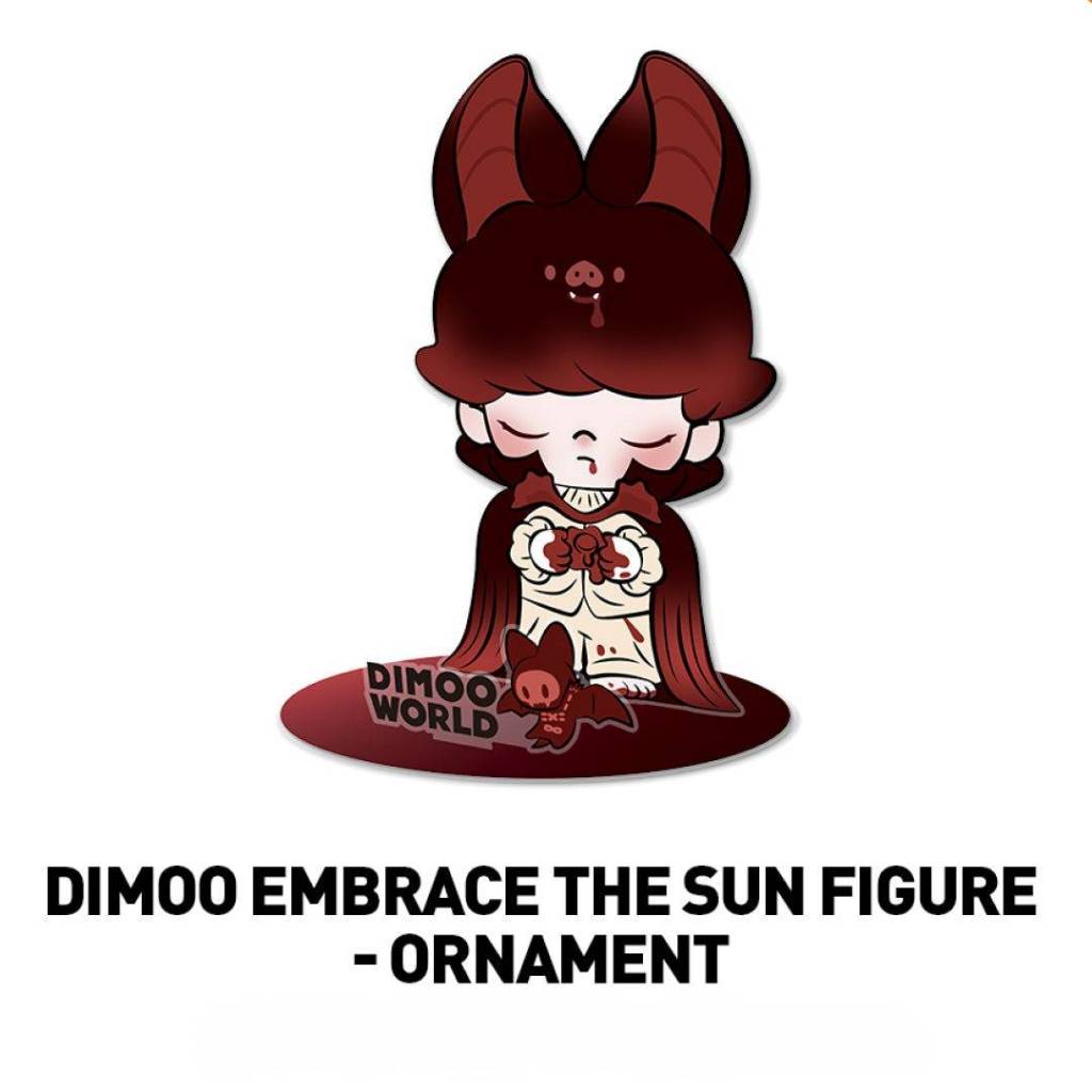 ***พร้อมส่งจากไทย***POP MART DIMOO Embrace the Sun Figure Ornament แท่น ...