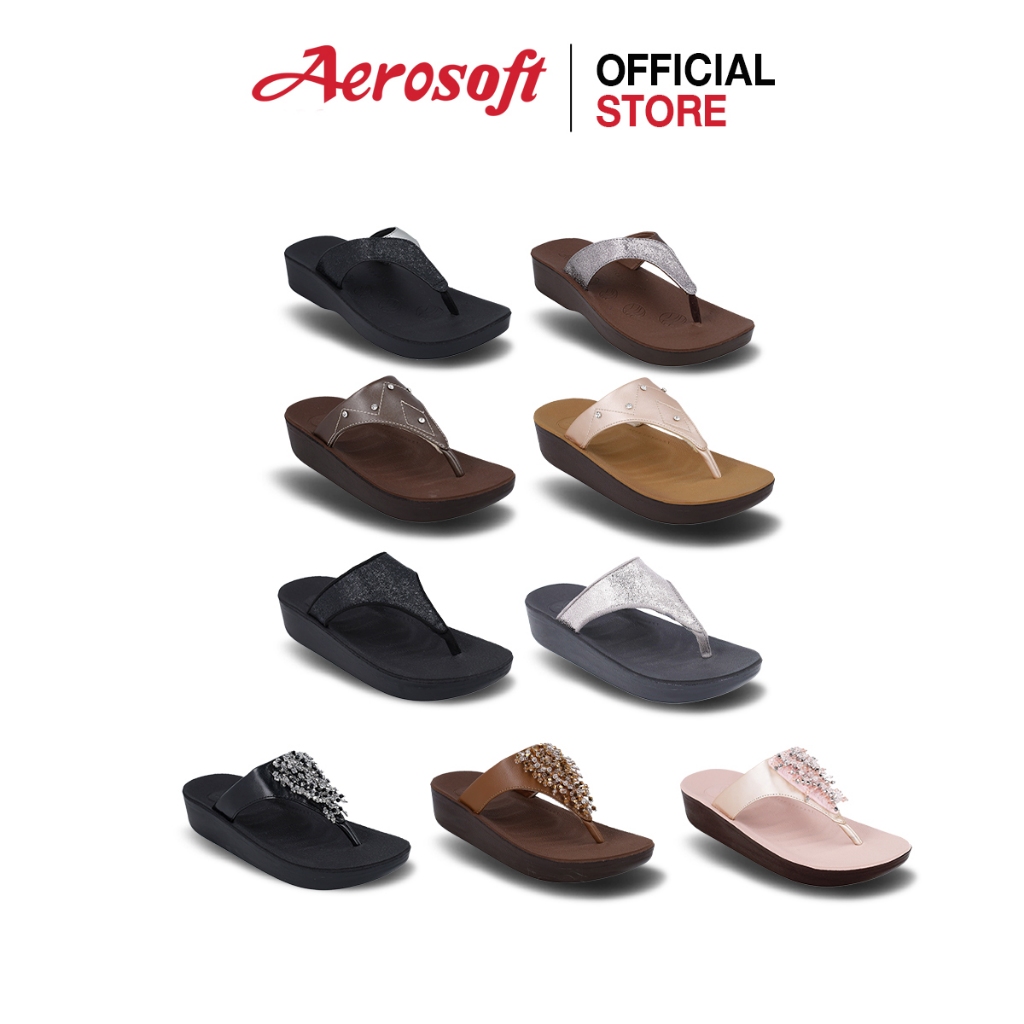 Aerosoft (Clearance Sale) รองเท้าแตะแบบหนีบ รุ่น FW8162C/FW8382C/FW8383C/FW8386C | Shopee Thailand