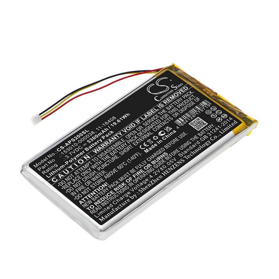 แบตเตอรี่ทดแทน สำหรับใช้งานกับ Appareo STRATUS 2, 2S, 3 [-แบต ...