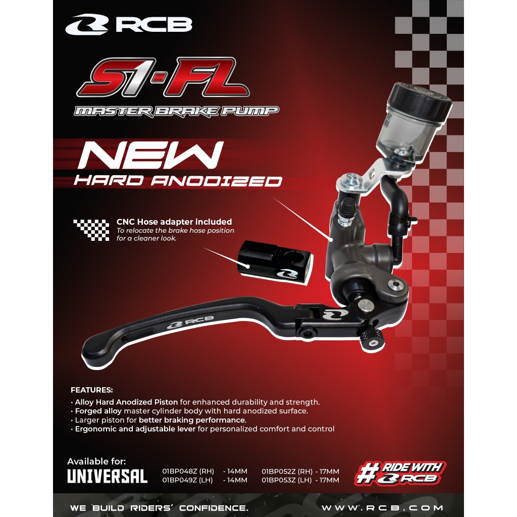 RCB S1-FL MASTER BRAKE PUMP | Shopee Thailand