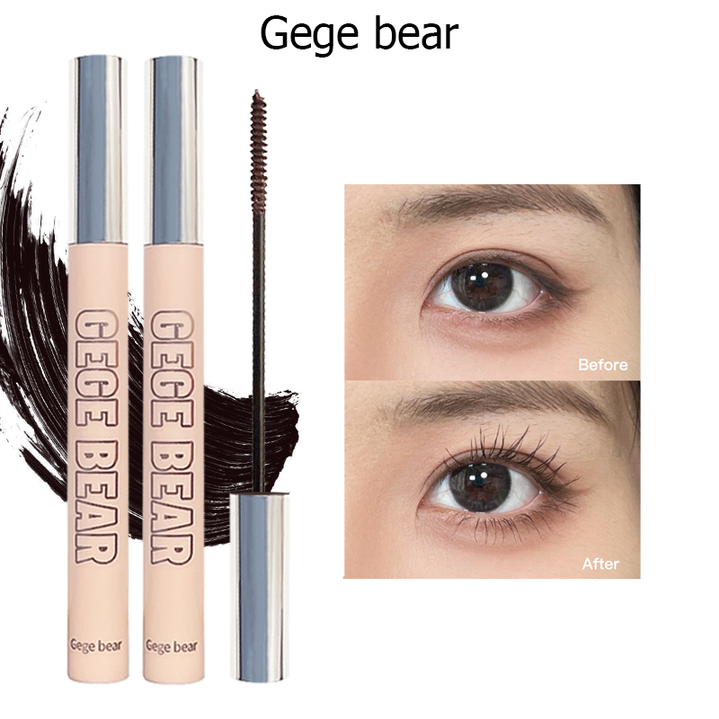 Gegebear มาสคาร่า หัวแปรงเล็ก ปัดแล้วขนตายาว งอน เด้ง กันน้ำ ติดทนนาน ...