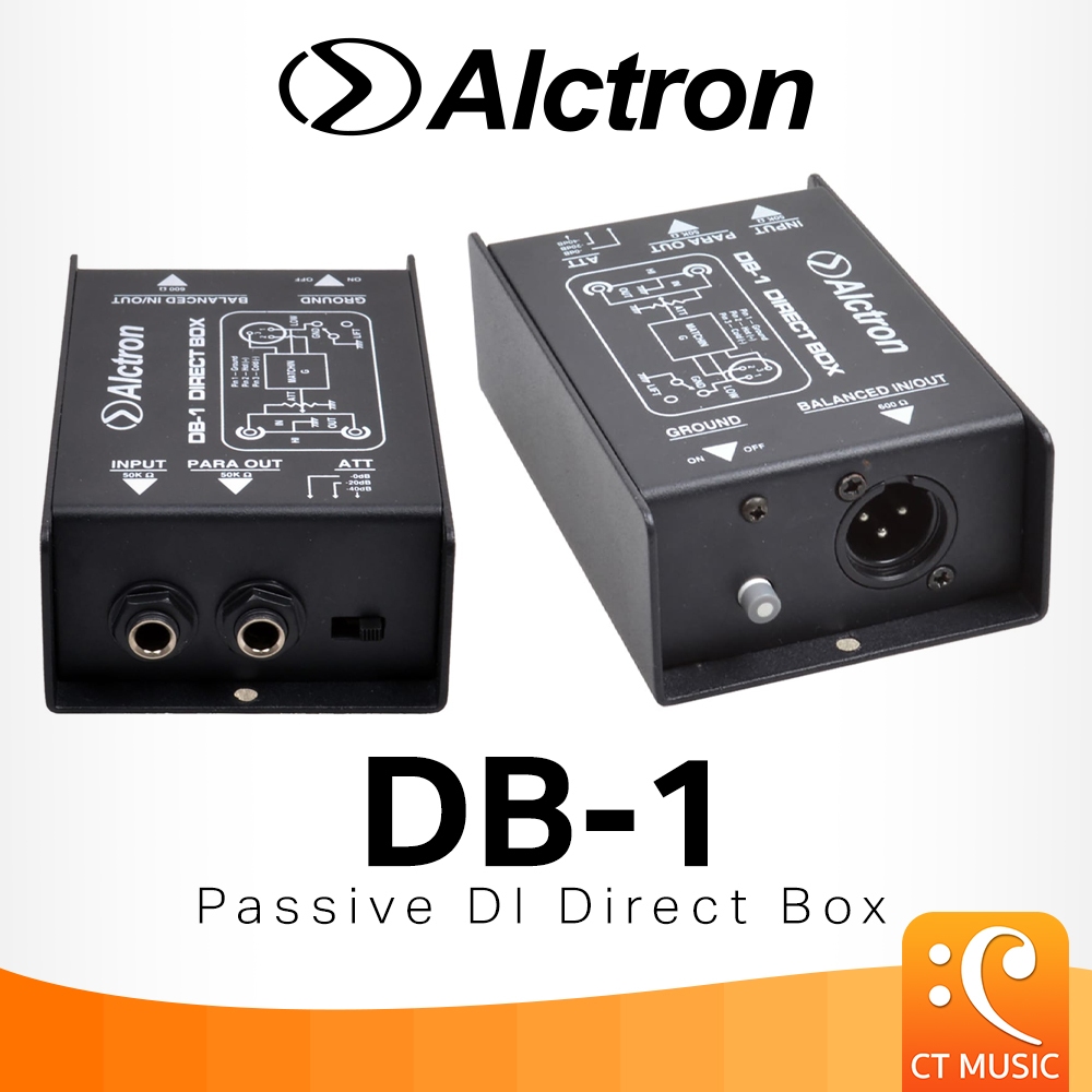Alctron DB-1 Passive DI Direct Box ดีไอ บ๊อกซ์ DI ( Direct Box ) DB1 | Shopee Thailand