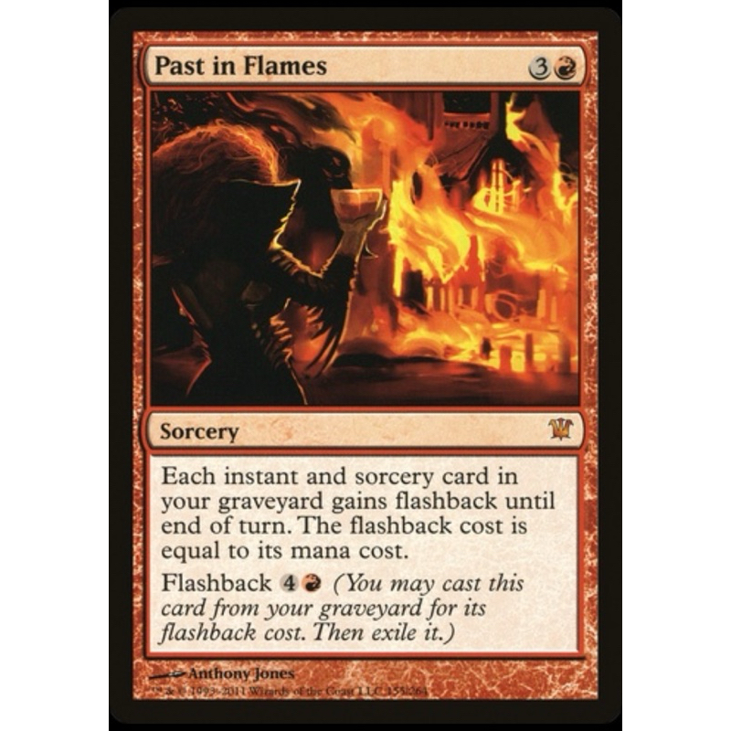 Past in Flames การ์ด Magic The Gathering ของแท้ จากชุด Innistrad ...